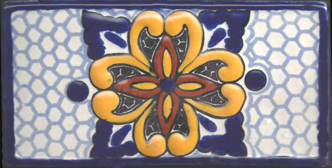 Hand Painted Pool Tiles - Porcelain Colonial Designs 9