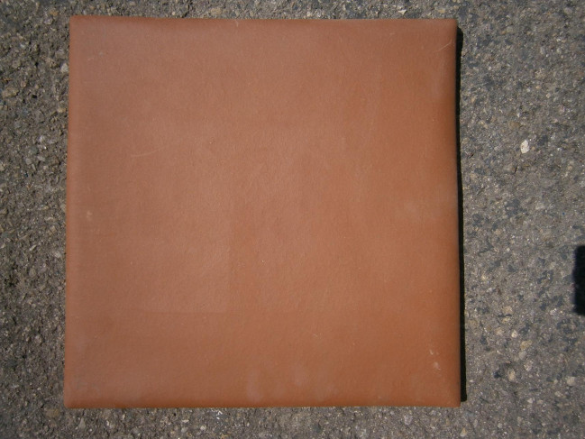 High Fire Paver Quarry Tile - 12x12 Terra Cotta Red Pillow Edge