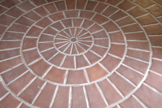 High Fire Paver Quarry Tile - 12x12 Terra Cotta Red Pillow Edge